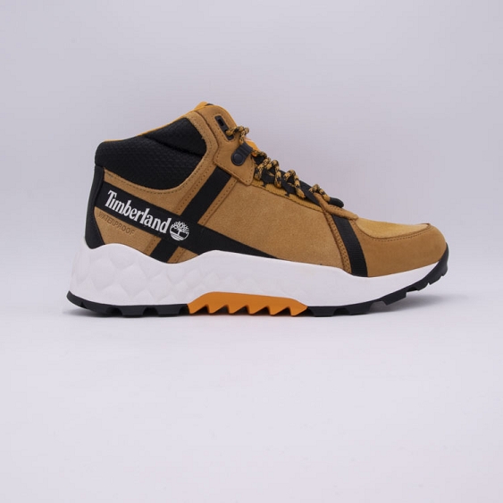 baskets homme Timberland solar wave mid jaune| Tendance Chausseur